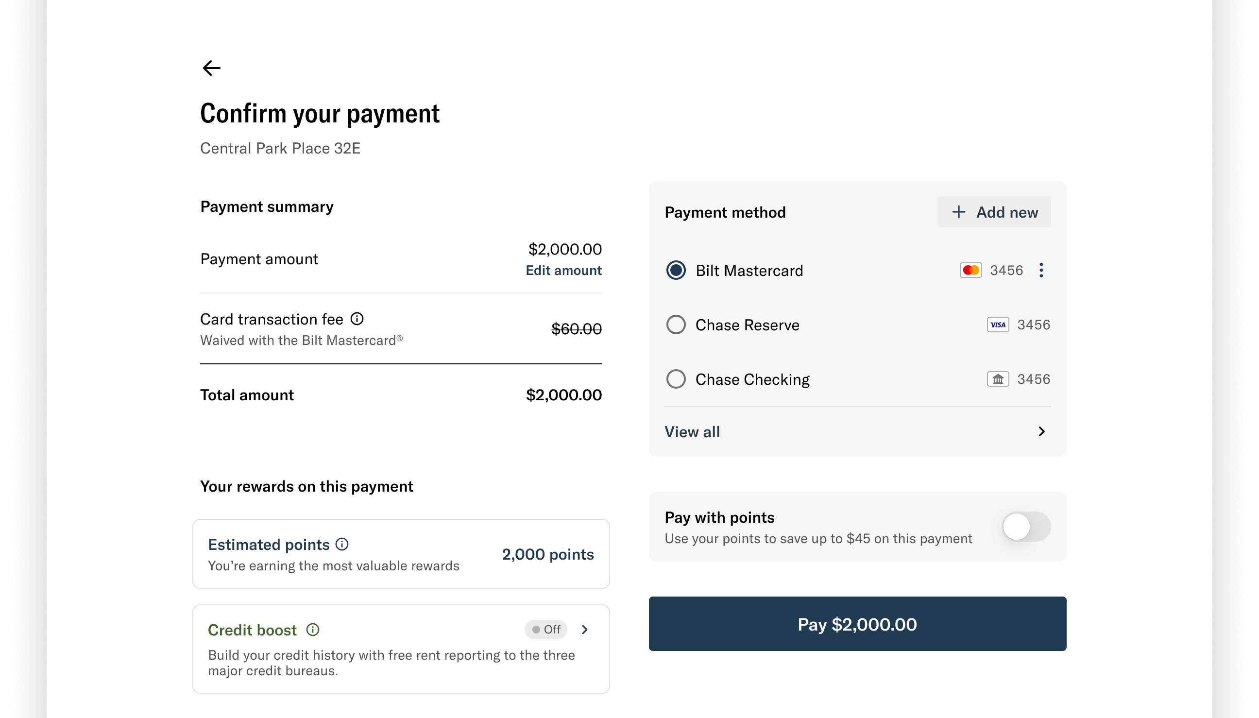 Make a rent payment – Bilt Rewards Support
