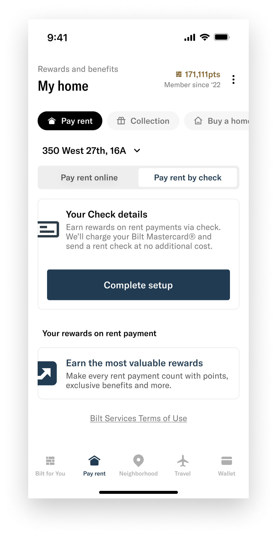 How to pay rent by check – Bilt Rewards Support